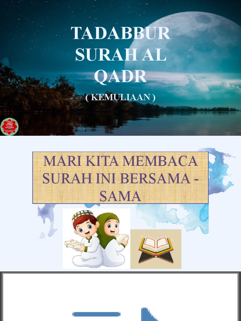 Tadabbur Surah Al Qadr | PDF