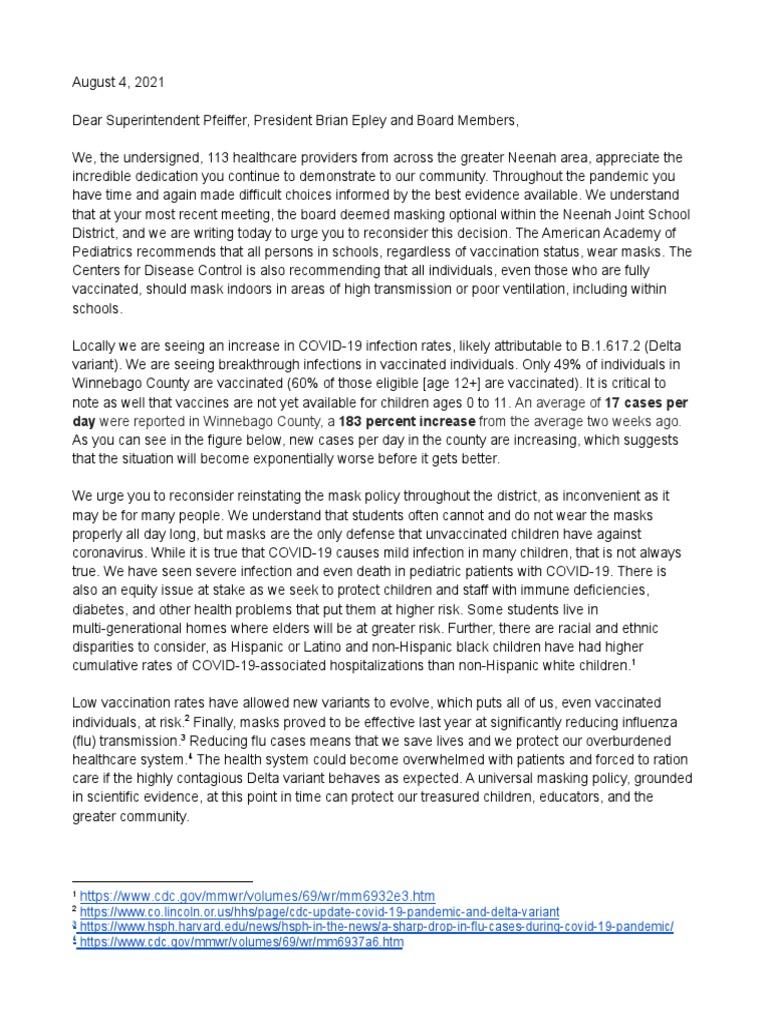 Open Letter To NJSD | PDF | Physician | Doctor Of Medicine