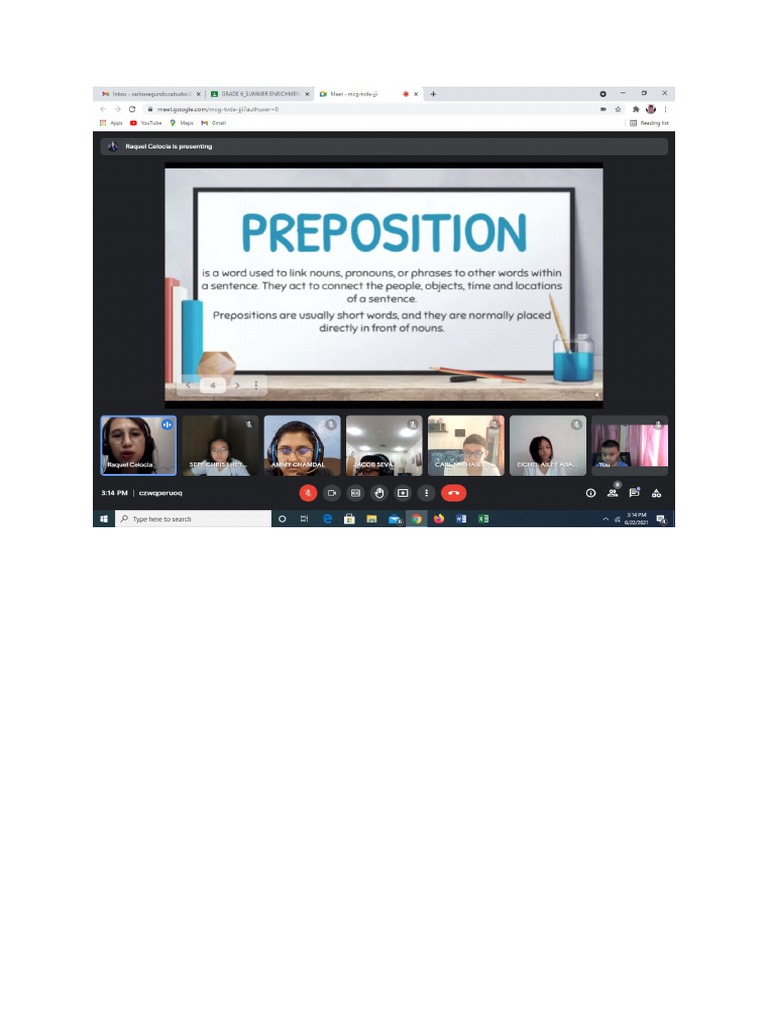 Preposition and Math | PDF