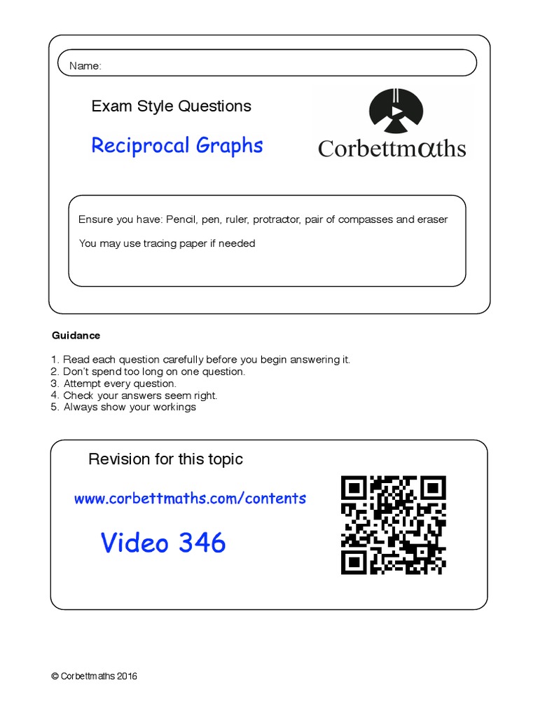 Reciprocal Graphs PDF | PDF