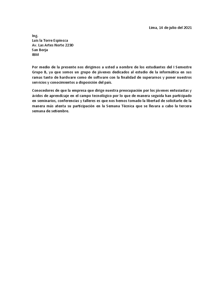 Carta Combinada | PDF | Tecnología digital | Edad de información