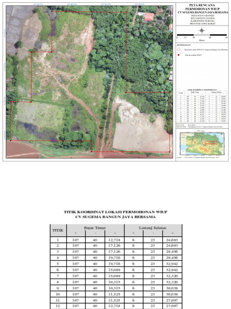 Peta Permohonan Wiup | PDF