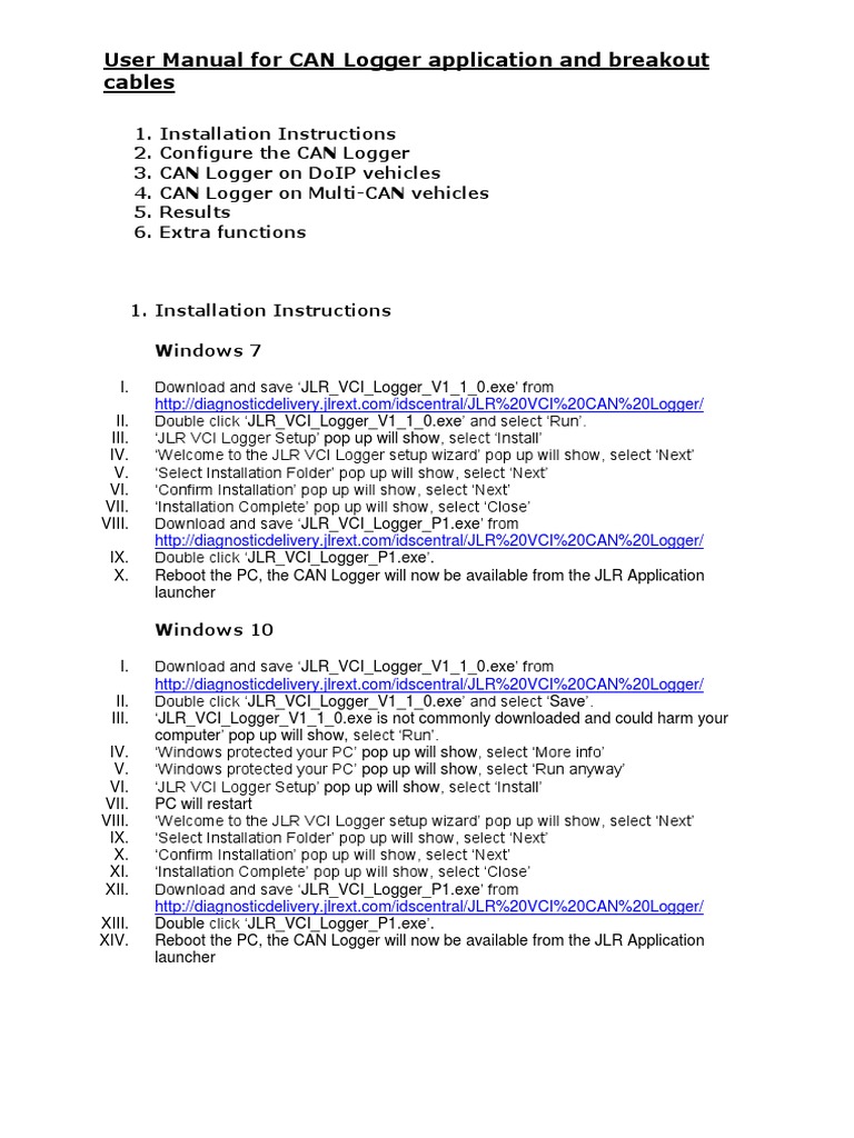 Comprehensive Guide to Configuring and Using the CAN Logger Application ...