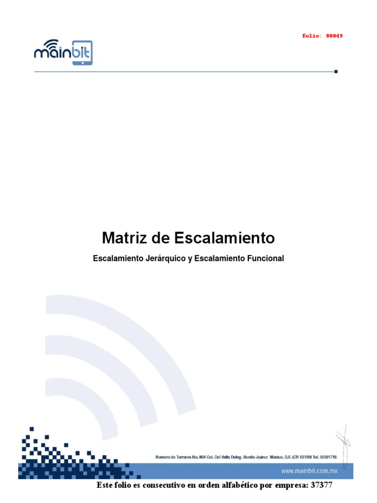Matriz Escalamiento | PDF