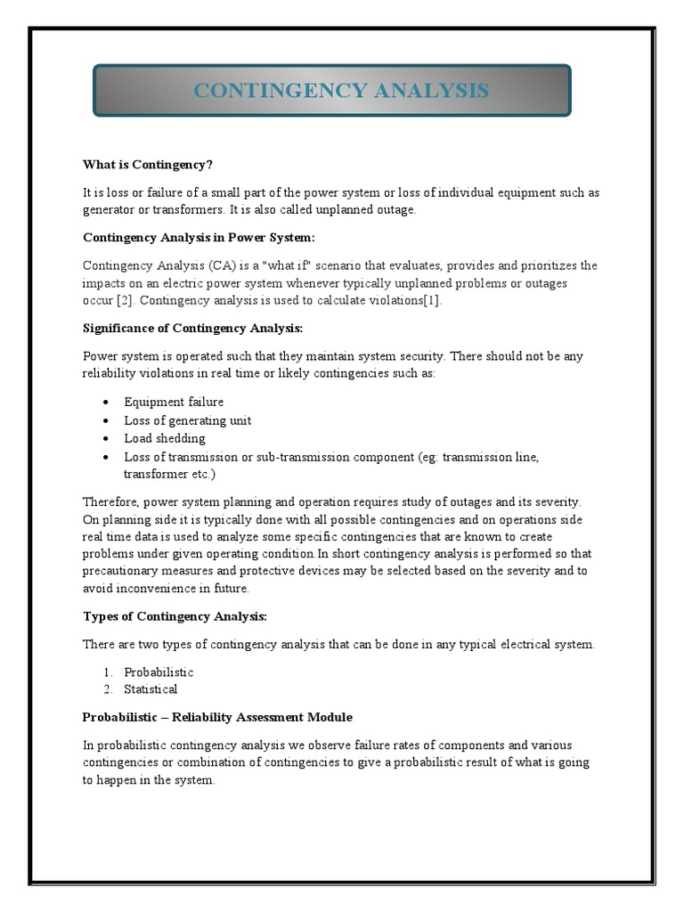 Analysis On Etap | PDF | Reliability Engineering | Steady State