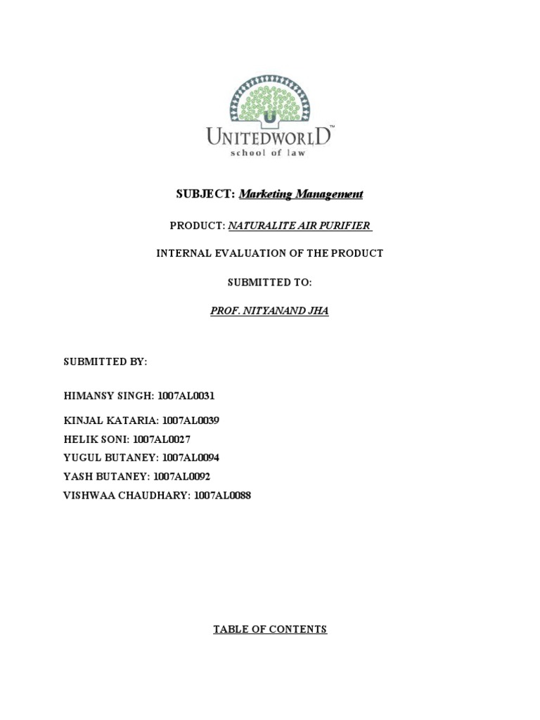 Marketing Management Assignment | PDF | Sales | Brand