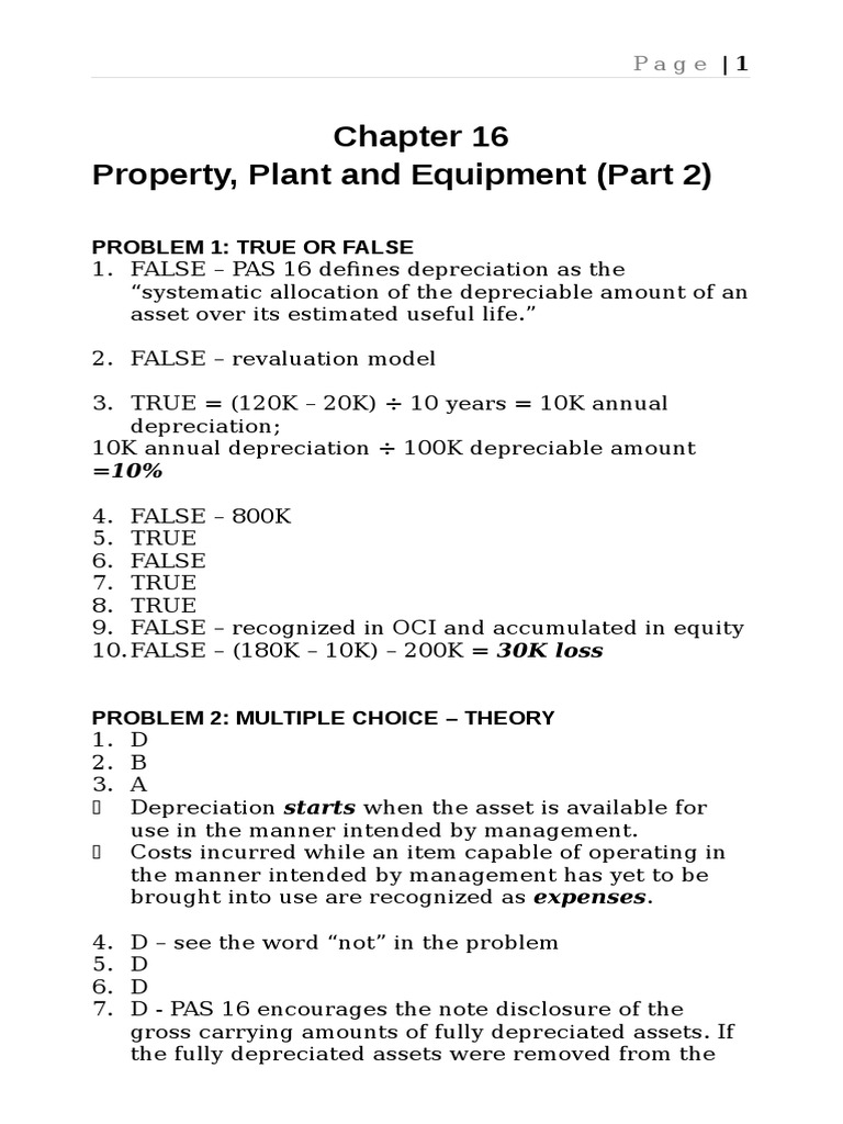 PPE - Part - 2. CHAPTER16 | PDF | Depreciation | Deferred Tax