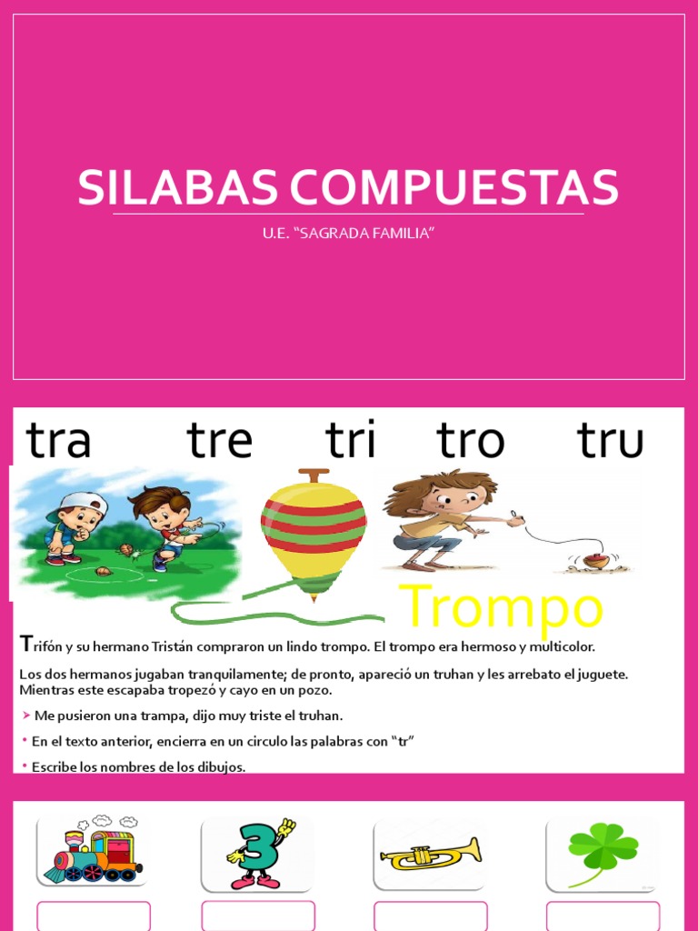 Palabras Con Tr Divididas En; Tra Tre Tri Tro Tru Ejemplos, 58% OFF