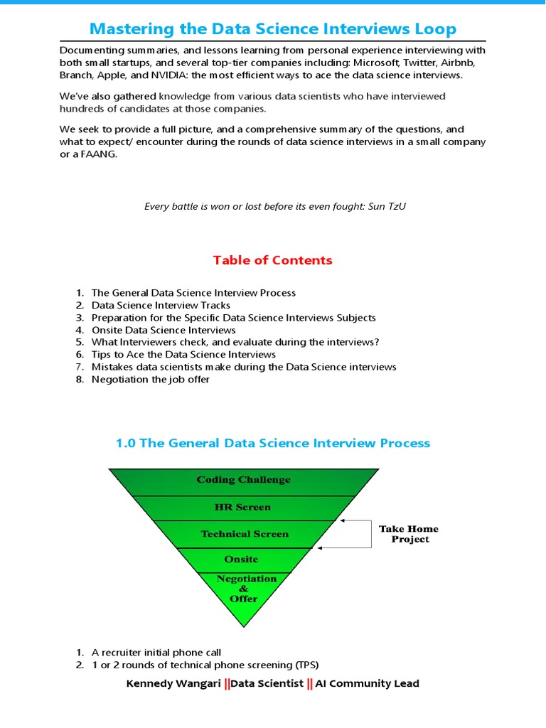 Mastering Data Science Interview Loops | PDF | Statistics | Machine ...
