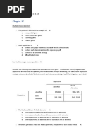 ACCT 201 Exam II Review - Answers | PDF | Debits And Credits | Expense