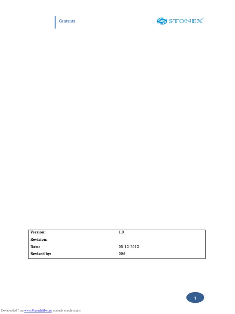 Revision: Data: Revised By:: Downloaded From Manuals Search Engine ...