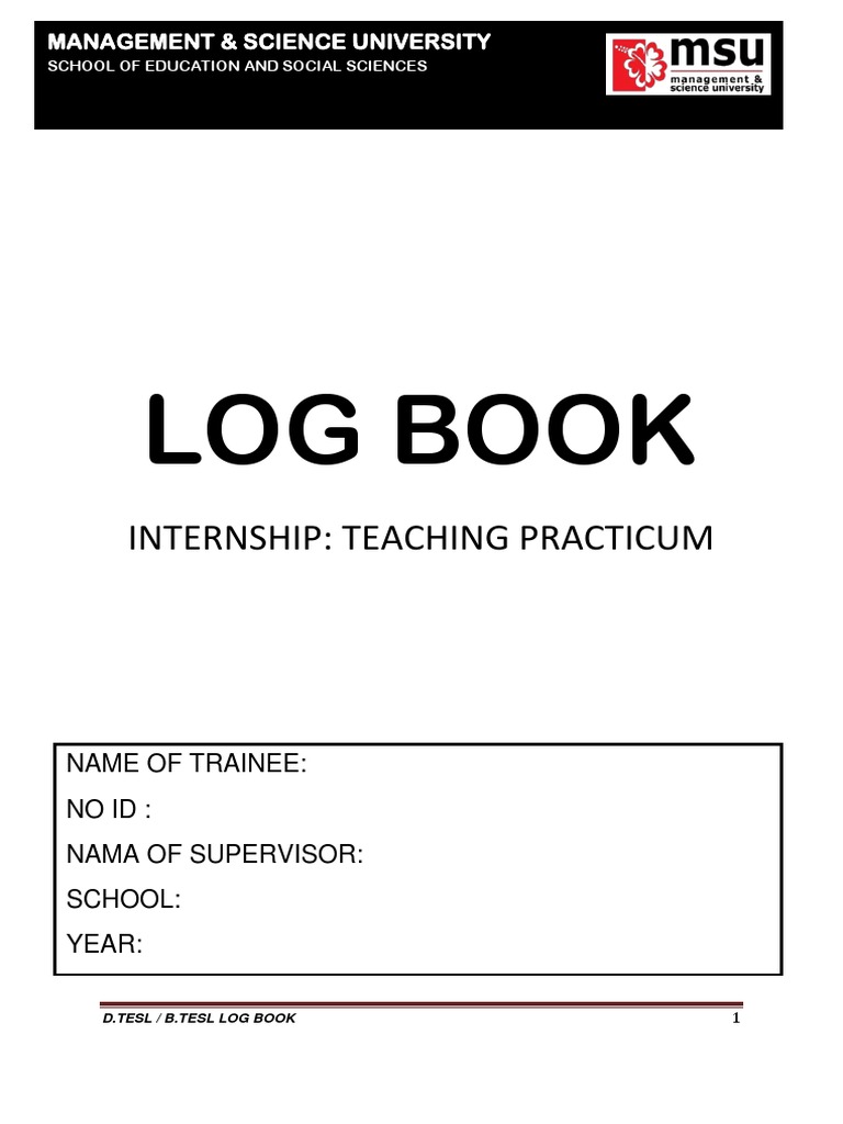 Log Book | PDF