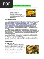 Region 10 Food Delicacies and Accomodations | PDF