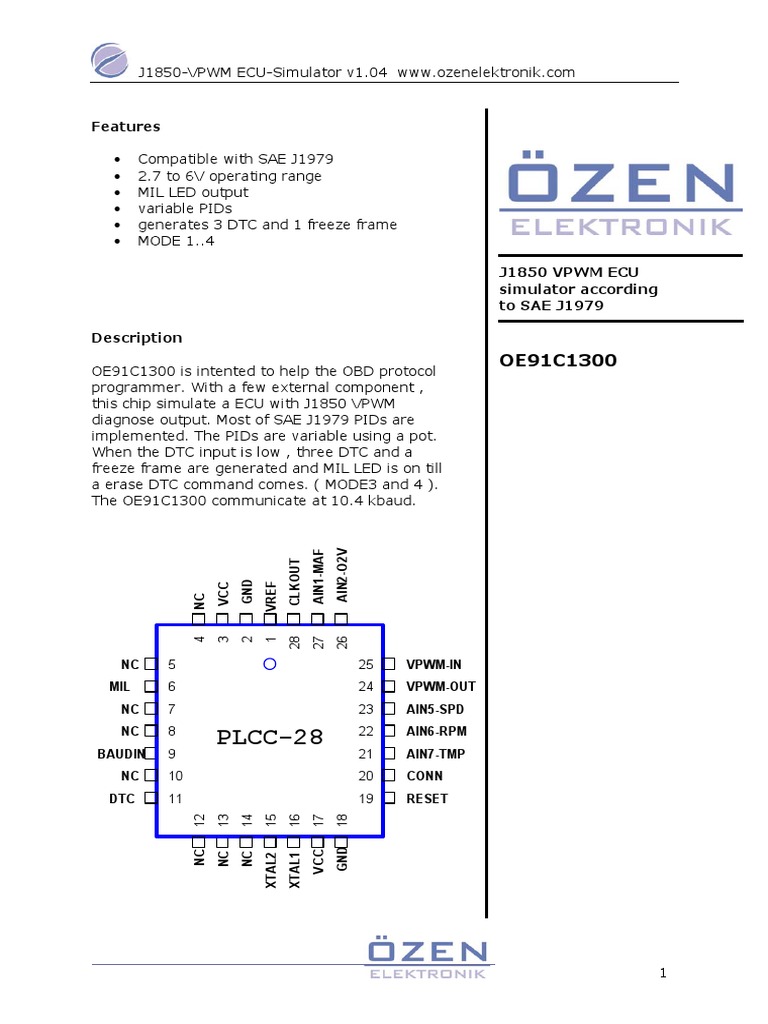 PLCC-28: Features | PDF | Computer Science | Computer Engineering