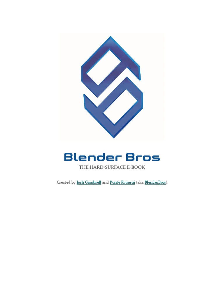 Hard Surface Modeling in Blender Guide | PDF | Blender (Software) | 3 D ...