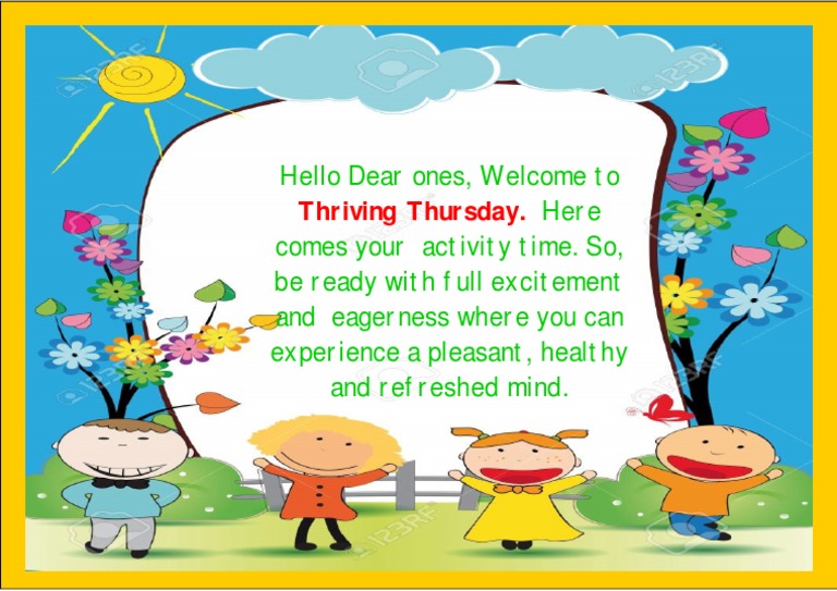 Thursday Activity | PDF