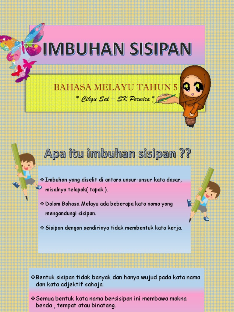 Imbuhan Sisipan dalam Bahasa Melayu | PDF | Kajian Bahasa Asing | Puisi