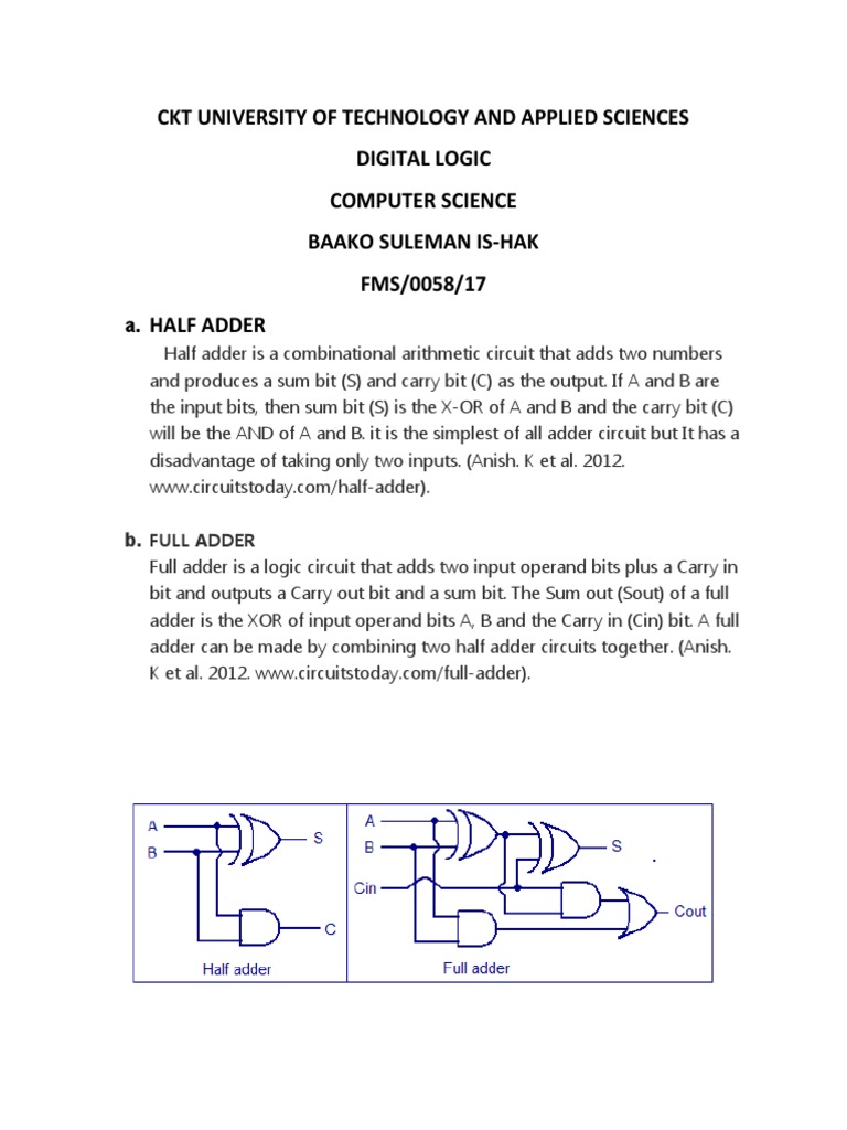 Digital Logic | PDF | Electronic Engineering | Electrical Engineering