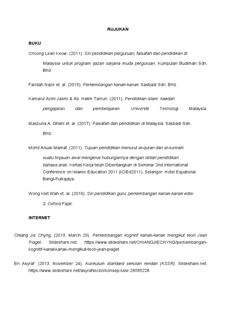 Rujukan Edup3013 | PDF