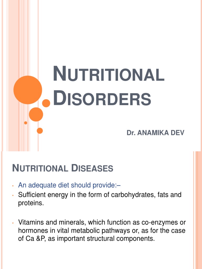 Understanding Nutritional Disorders: An Overview of Malnutrition ...