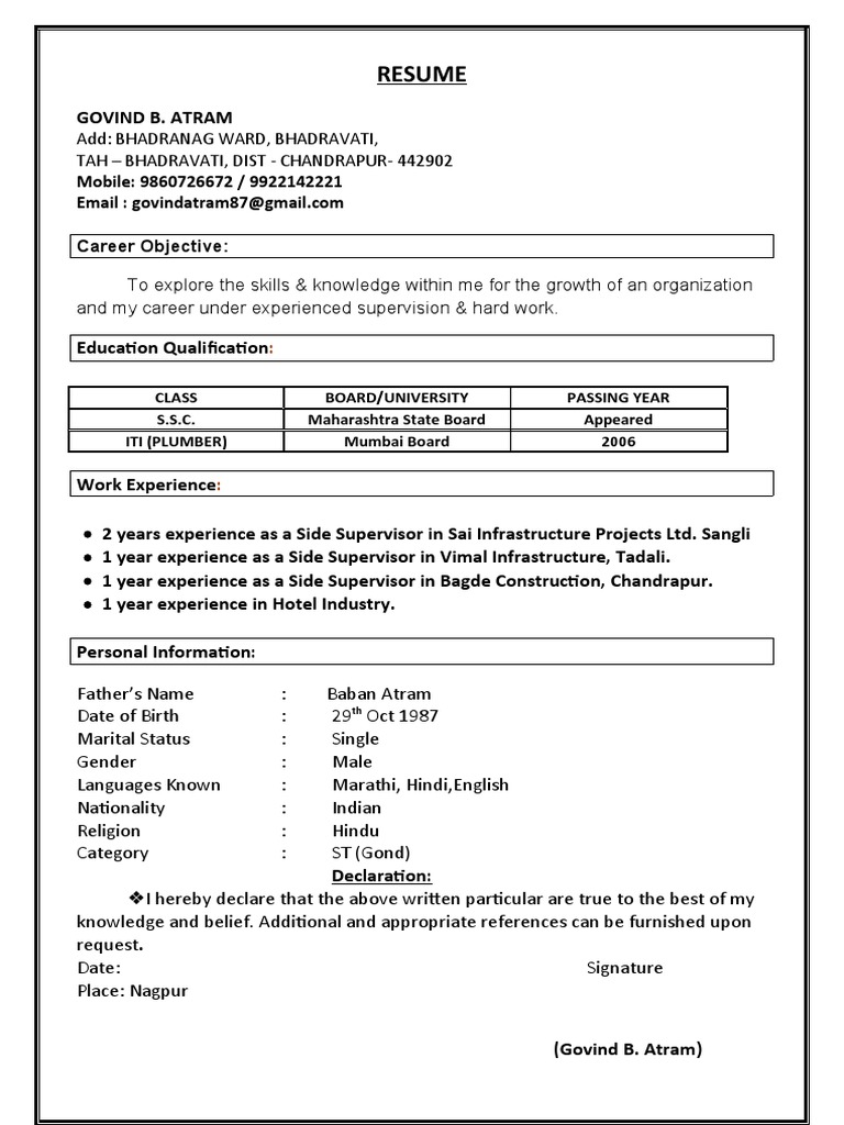 Govind Resume | PDF