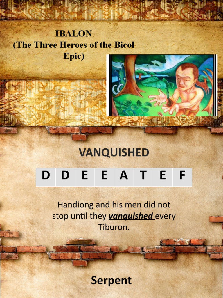 Ibalon (The Three Heroes of The Bicol Epic) | PDF