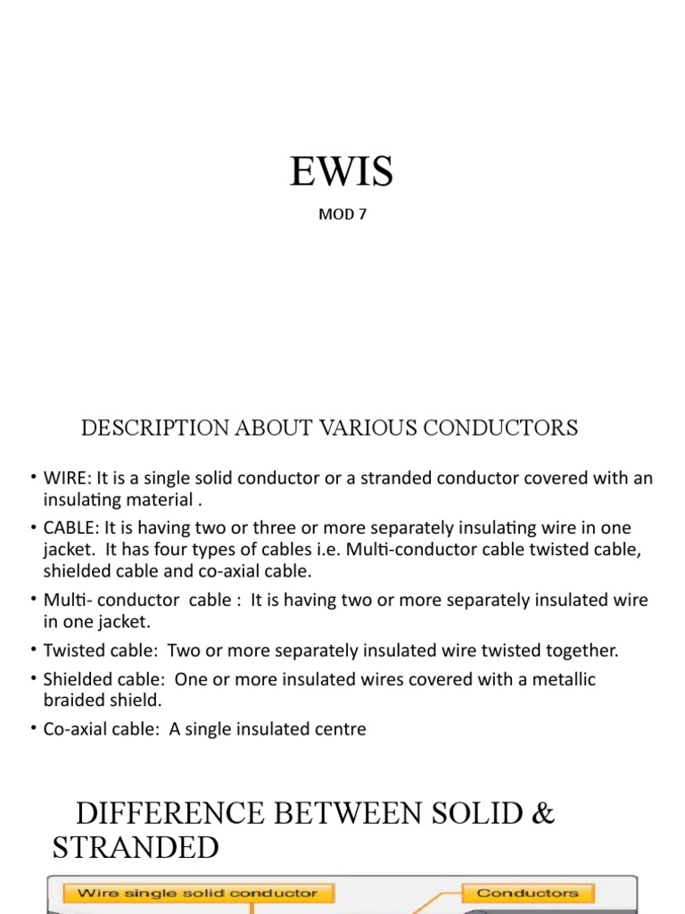 Ewis PPT 1 | PDF | Insulator (Electricity) | Electrical Conductor