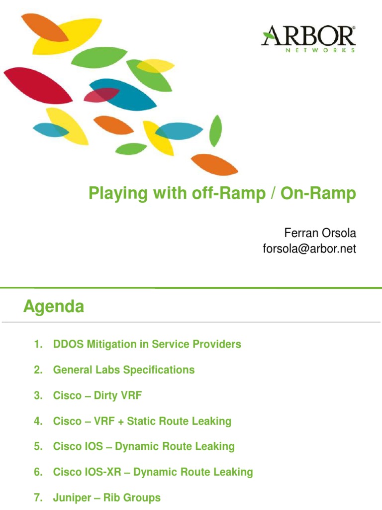 Working With Offramp-Onramps | PDF | Ip Address | Router (Computing)