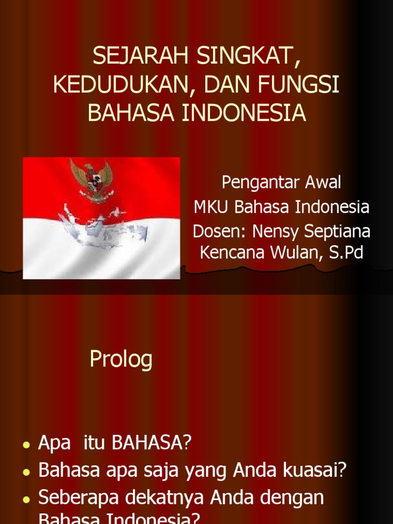 TM 1 B. Indonesia | PDF