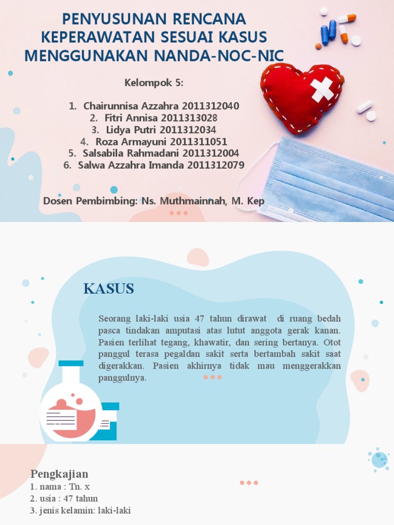 KDK Kel.5 - Kasus Nanda-Noc-Nic | PDF | Pengembangan Diri | Kesehatan Holistik