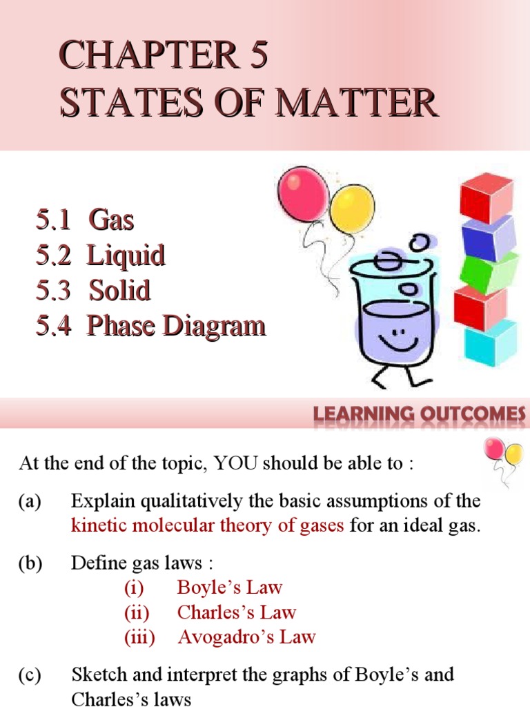 5.0 States of Matter | PDF | Gases | Phase (Matter)