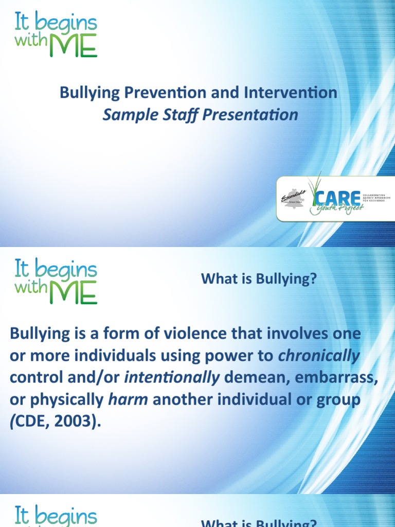 Bullying Prevention Strategies Guide | PDF | Bullying | Cyberbullying