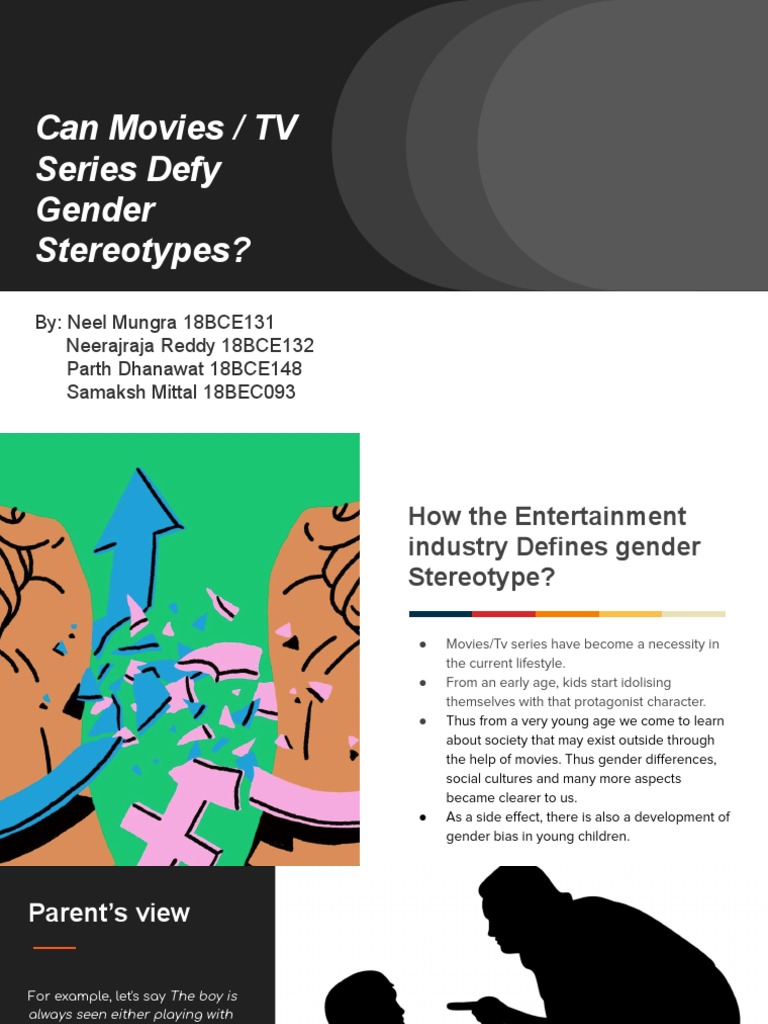 GC Presentation - Can Movies Defy Gender Stereotypes | PDF