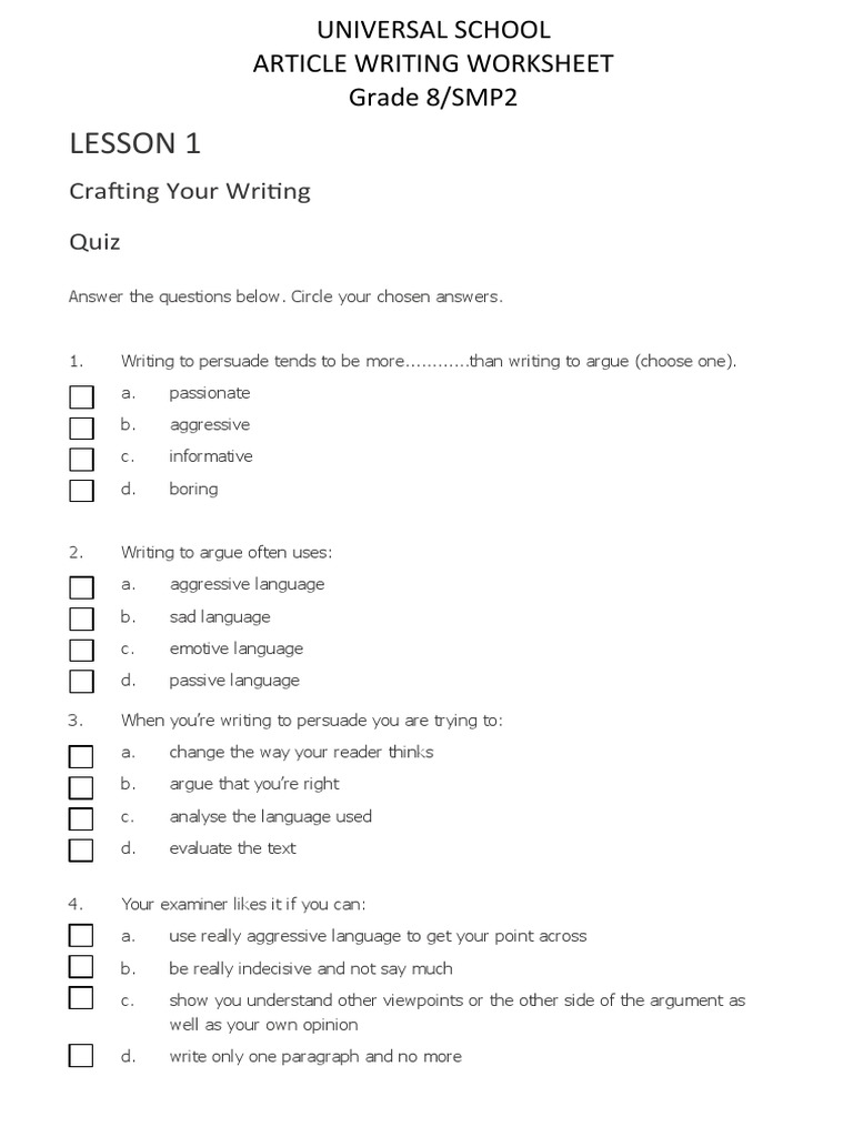 Achieve English Module 7 Complete Workbook - Interactive | PDF | Argument