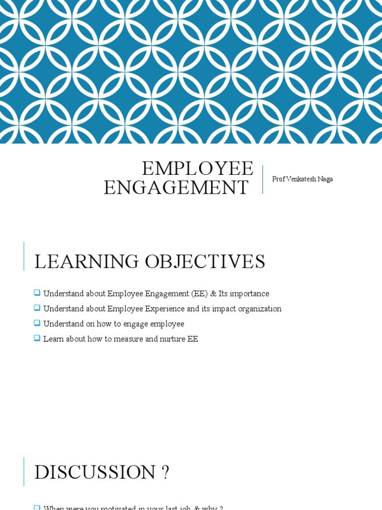 Employee Engagement | PDF | Behavioural Sciences | Communication