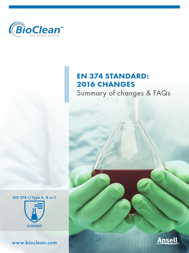 EN374 Change Summary | PDF | Acid | Organic Compounds
