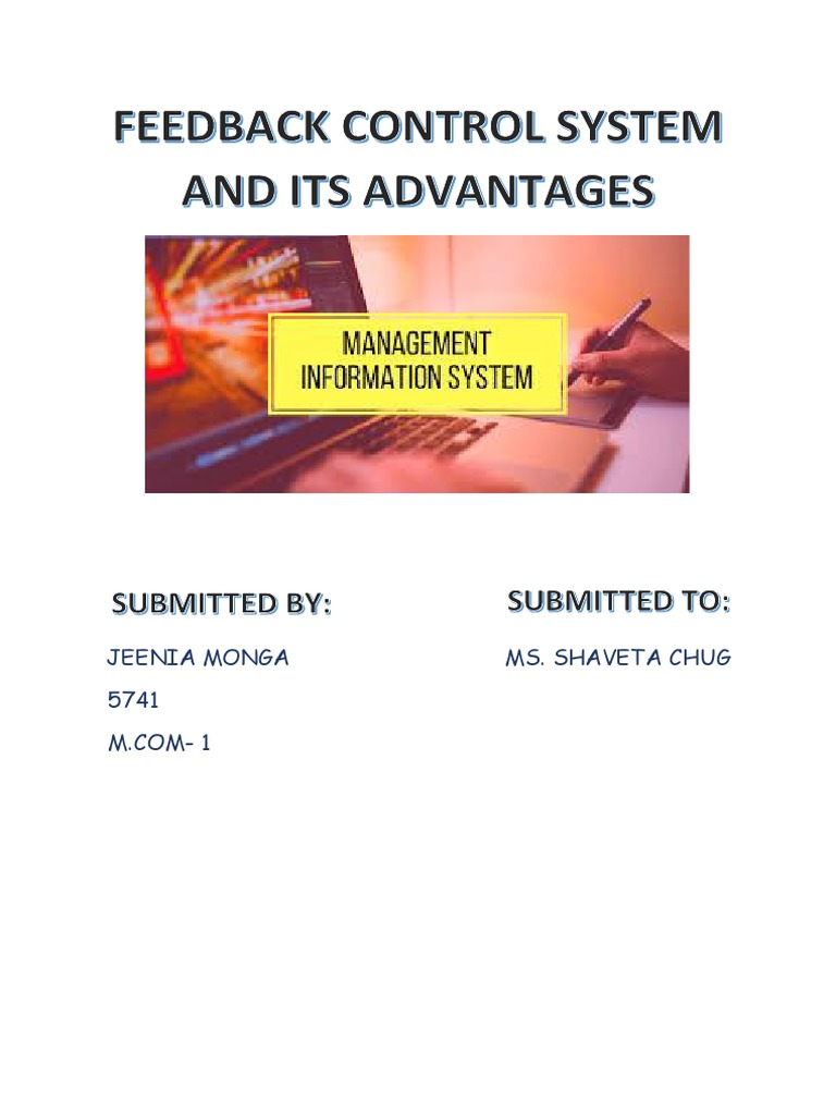 Overview of Feedback Control Systems | PDF | Control Theory | Feedback