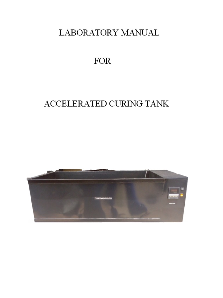 Curing Tank Manual | PDF