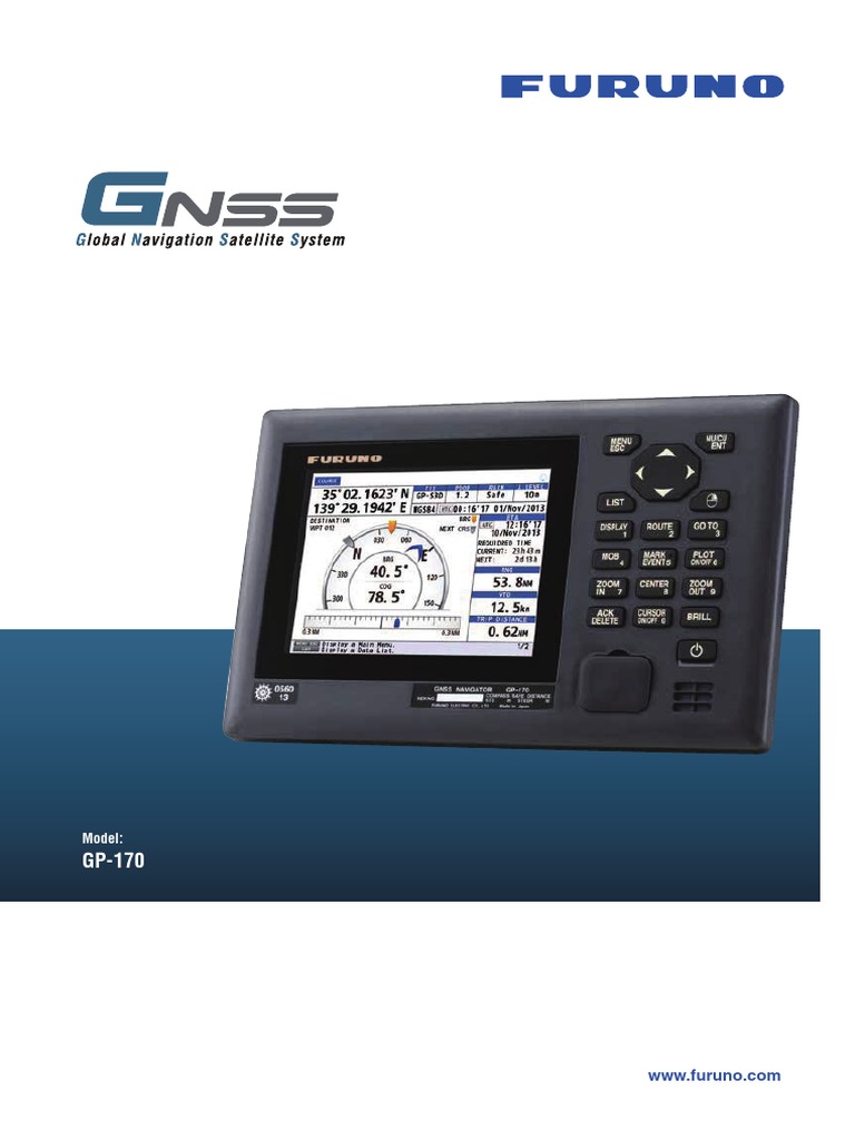 Furuno Gp170 Gps | PDF | Global Positioning System | Navigation