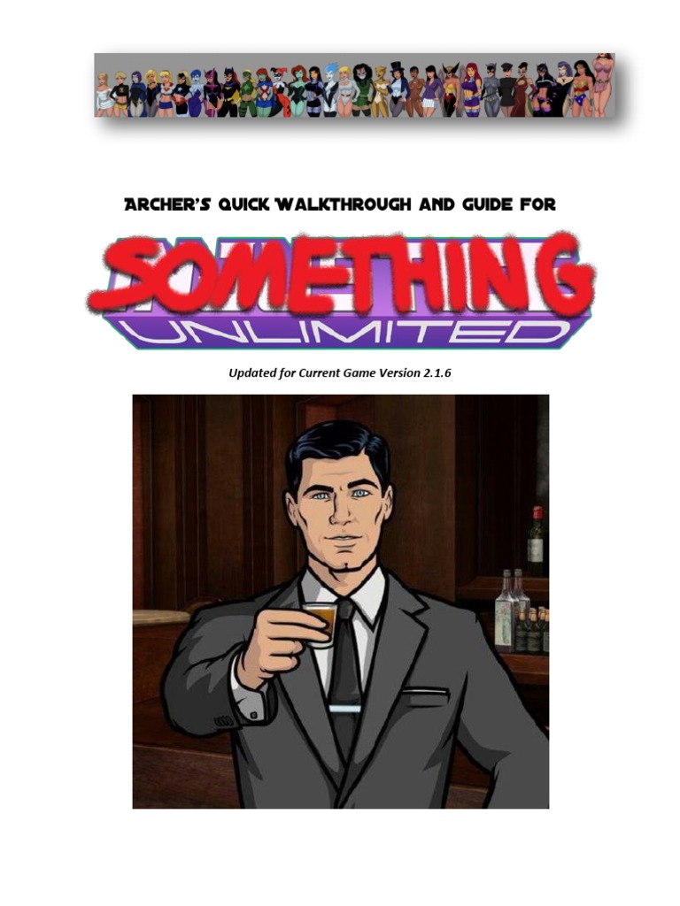 Somthing Unlimited Adultngame Walkthrough Pdf Dc Comics