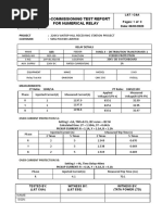 Feeder Protection Test Report Format | PDF | Electric Power ...