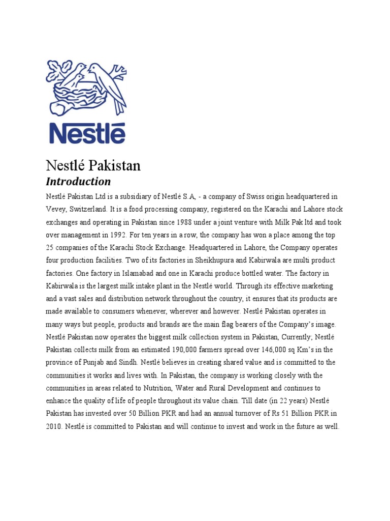 Nestle | PDF | Return On Investment | Equity (Finance)