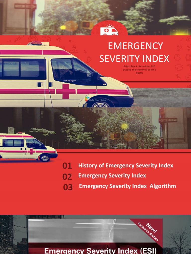 Emergency Severity Index Overview | PDF | Pain | Urinary Tract Infection