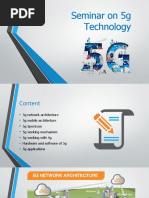 5G Technology Presentation | PDF