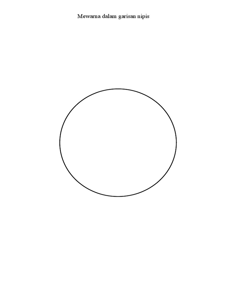 Mewarna Dalam Garisan Nipis | PDF