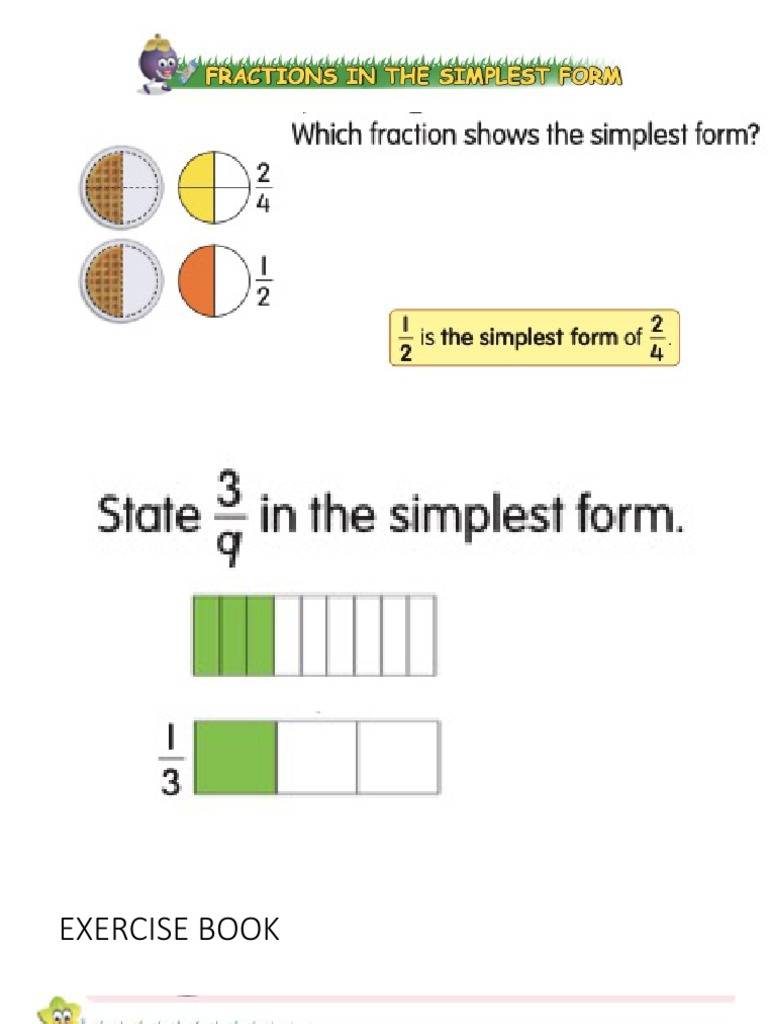 Simplest Form Fraction | PDF