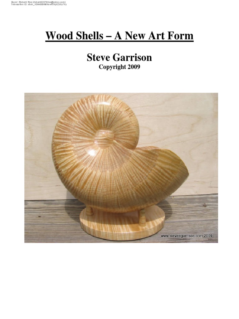 Wood Shells - A New Art Form: Steve Garrison | PDF | Wood | Adhesive
