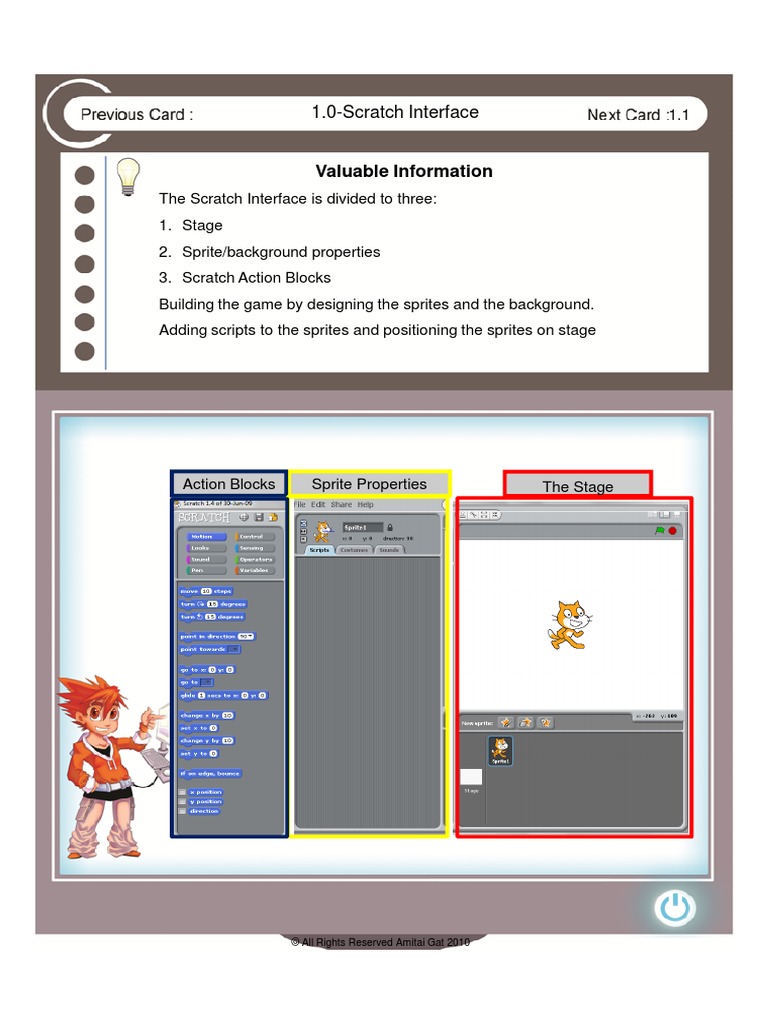 Activity Cards - English | PDF | Scratch (Programming Language) | Cursor (User Interface)