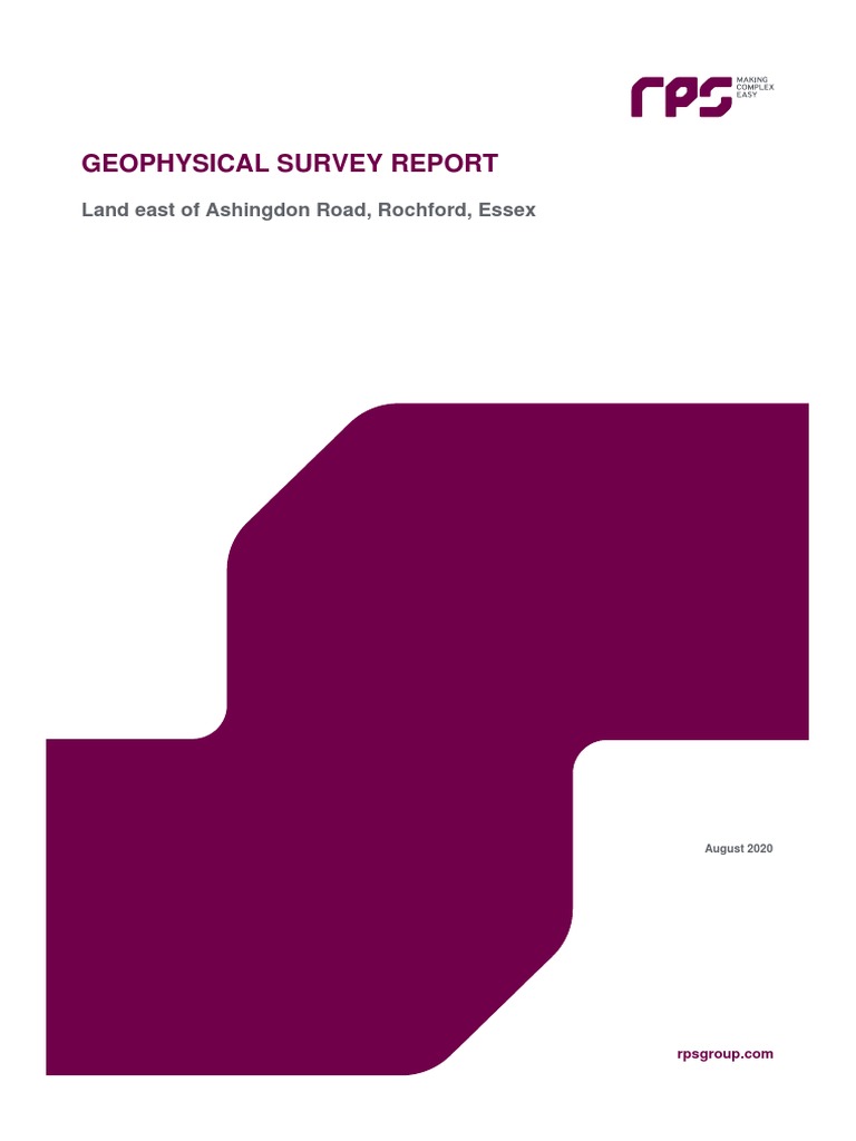 Geophysical Report Megnatic Survey | PDF | Geophysical Survey ...