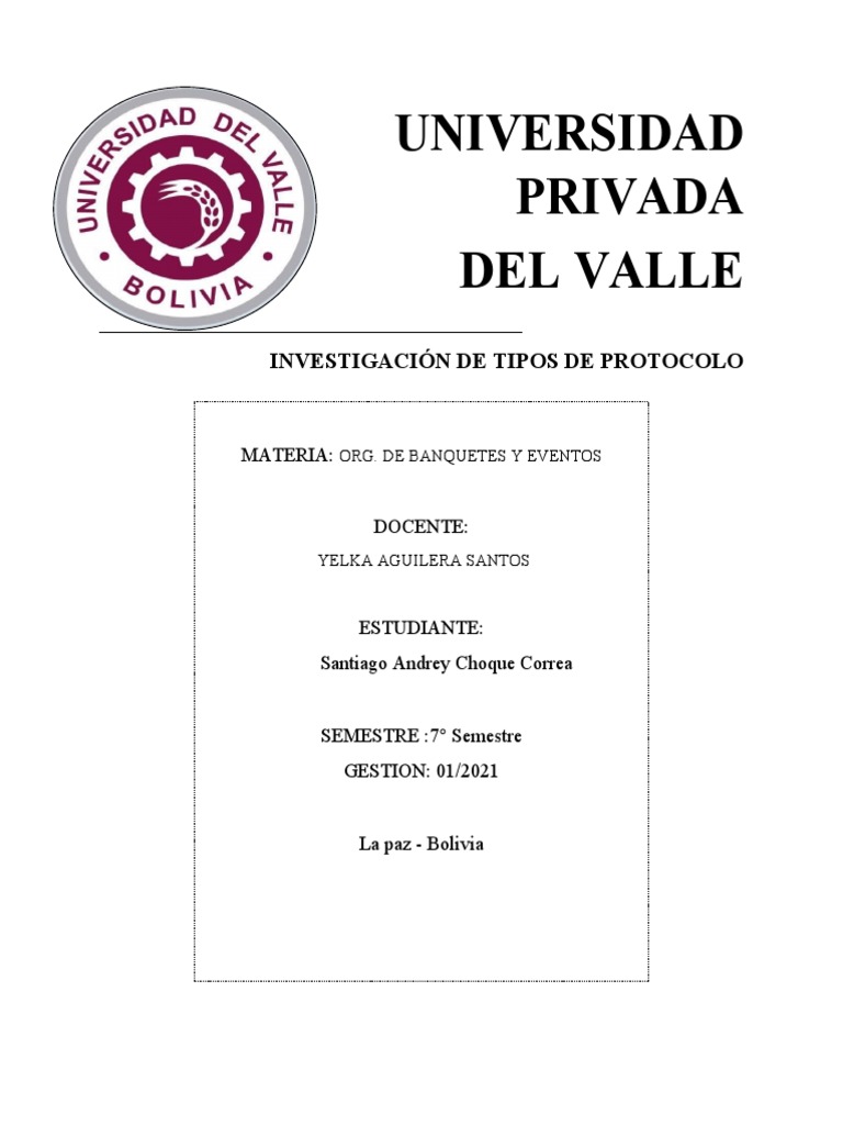 Tipos de Protocolo | PDF